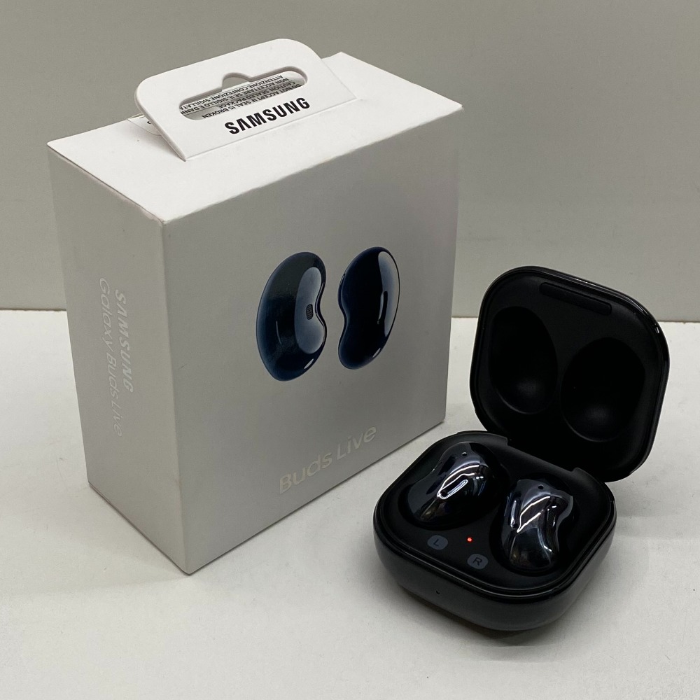 Pre-owned Samsung Galaxy Buds Live in Mystic Black Model SM-R180 Boxed ...